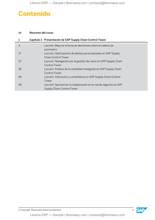 IBP2500 Col2505 Descubrir SAP Supply Chain Control Tower | PDF