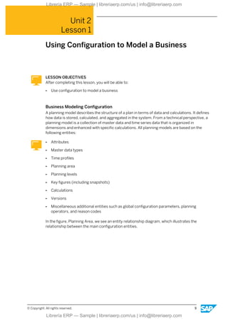 IBP300 Col2505 Advanced Configuration in SAP IBP | PDF