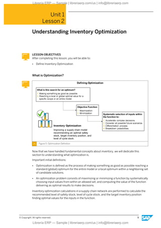 IBP400 Col2505 SAP IBP for Inventory planning and optimization | PDF