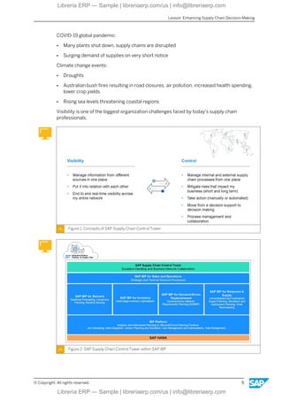 IBP500 Col2505 SAP Supply Chain Control Tower | PDF
