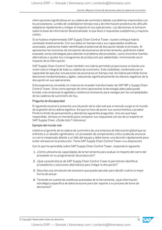 IBP500 Col2502 SAP Supply Chain Control Tower | PDF