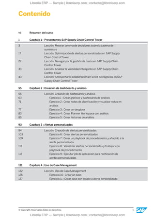 IBP500 Col2502 SAP Supply Chain Control Tower | PDF
