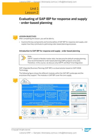 IBP800 Col2505 SAP IBP for Response and Supply | PDF