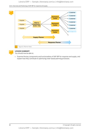 IBP800 Col2505 SAP IBP for Response and Supply | PDF