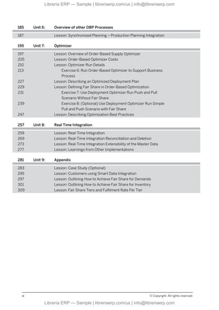 IBP800 Col2505 SAP IBP for Response and Supply | PDF