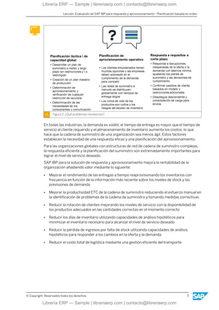 IBP800 Col2502 SAP IBP para respuesta y aprovisionamiento | PDF