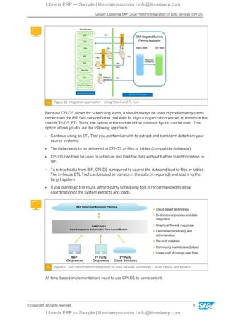 IBP900 Col06 SAP Cloud Platform Integration for SAP Integrated Business Planning | PDF