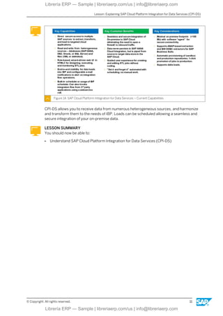 IBP900 Col06 SAP Cloud Platform Integration for SAP Integrated Business Planning | PDF