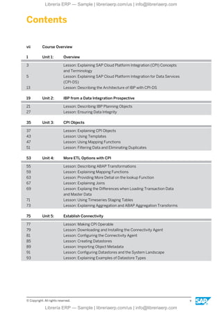 IBP900 Col06 SAP Cloud Platform Integration for SAP Integrated Business Planning | PDF