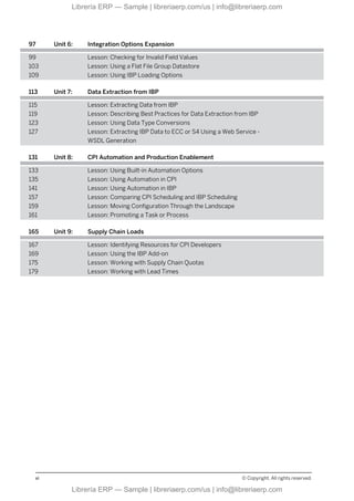 IBP900 Col06 SAP Cloud Platform Integration for SAP Integrated Business ...