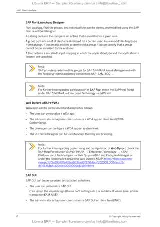 Customizing in SAP S/4HANA Asset Management | PDF