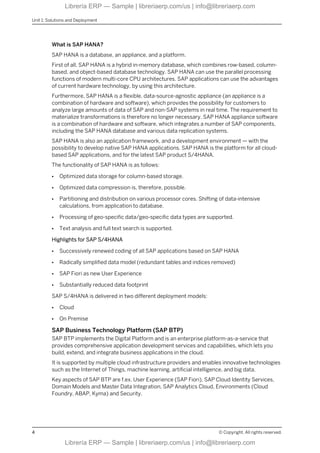 SAP S/4HANA Asset Management - Functions and Innovations | PDF