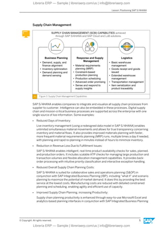 S4601 Business Processes in SAP S/4HANA Supply Chain Execution | PDF