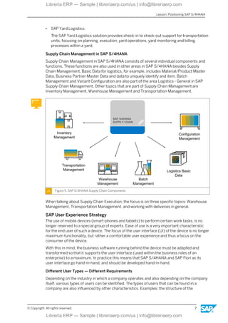 S4601 Business Processes in SAP S/4HANA Supply Chain Execution | PDF