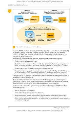 SAP Central Finance Overview in SAP S/4HANA | PDF