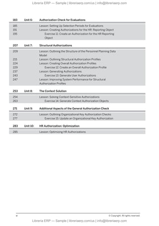 Authorizations in SAP ERP HCM for S/4HANA | PDF