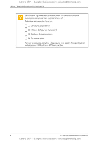 Autorizaciones en SAP ERP HCM para S/4HANA | PDF