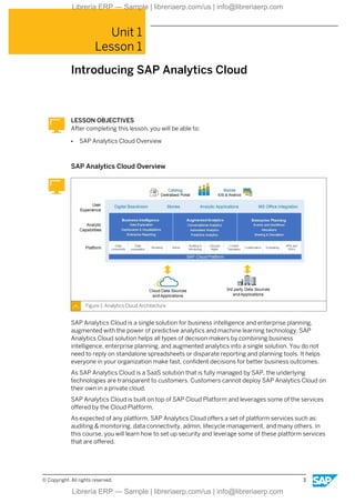 SAP Analytics Cloud: Administration and Data Connectivity | PDF
