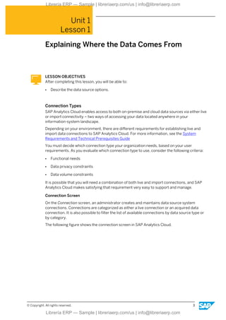SAP Analytics Cloud: Modeling and Data Transformation | PDF