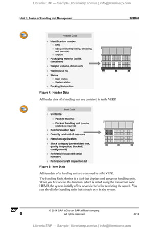 Handling Unit Management Overview and Customization | PDF