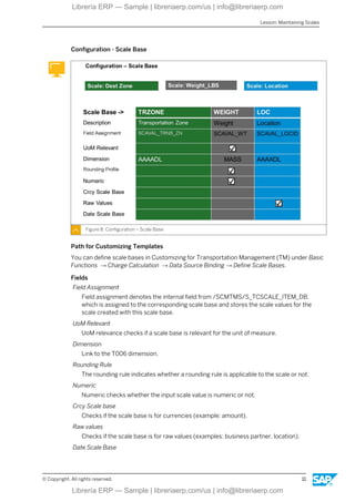 Charges and Settlement in SAP Transportation Management, TM130 Col18 | PDF