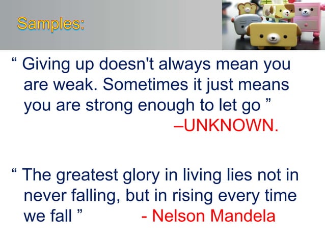 Sample sayings | PPT