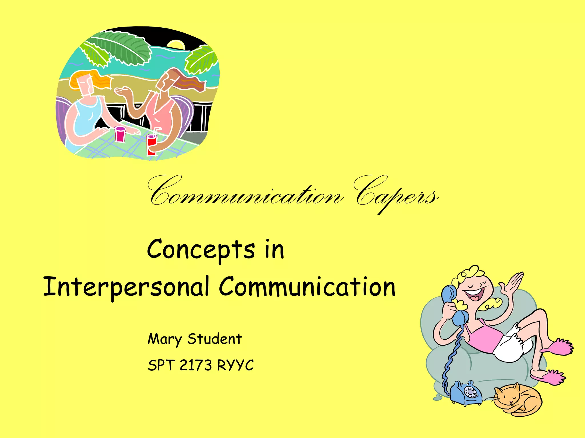 Sample Communication Scrapbook for SPT2173 | PPT