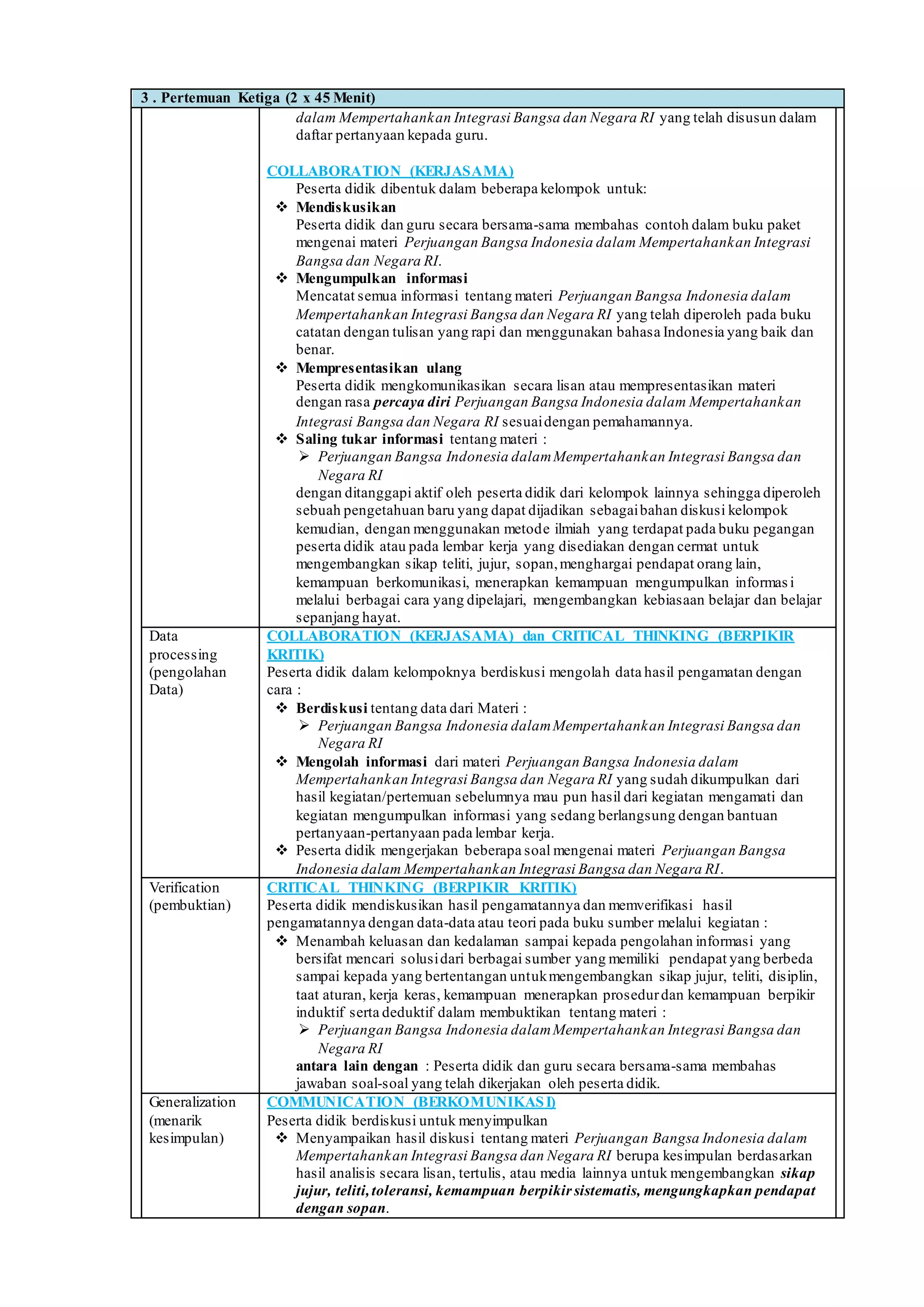 RPP sejarah Indonesia 12 revisi 2017 | DOCX