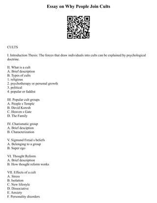 Sample Short Descriptive Essay - How To Create A S | PDF