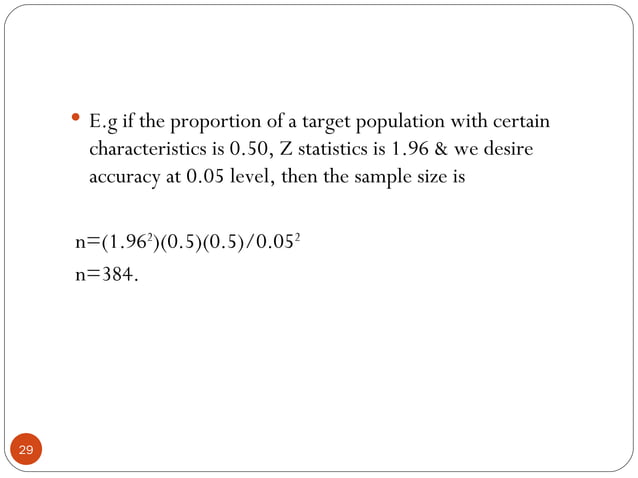Sample size | PPT