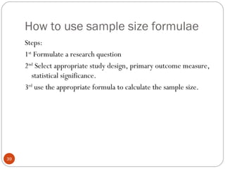 Sample size | PPT