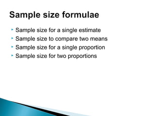 Sample size | PPT
