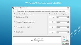 Research Sample size by Dr Allah Yar Malik | PPT