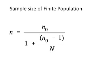 Sample Size Calculation for Quantitive and Qualitative Studies | PPTX