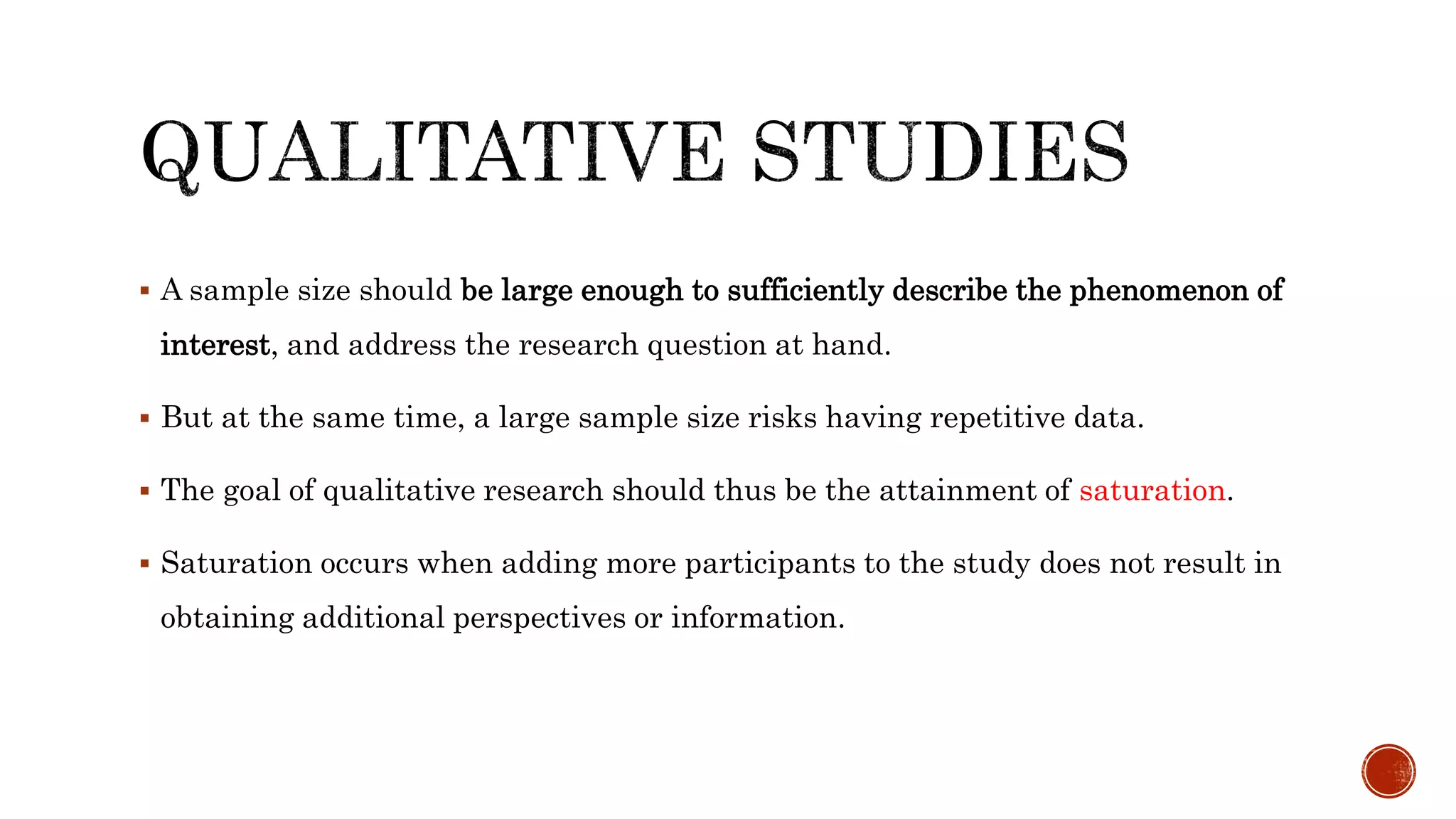 Basics of Sample Size Estimation | PPTX | Physics | Science