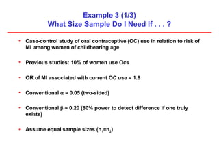 Public health and Epidemiology sample size estimation | PPT