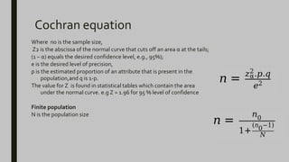 Sample Size Determination | PPTX