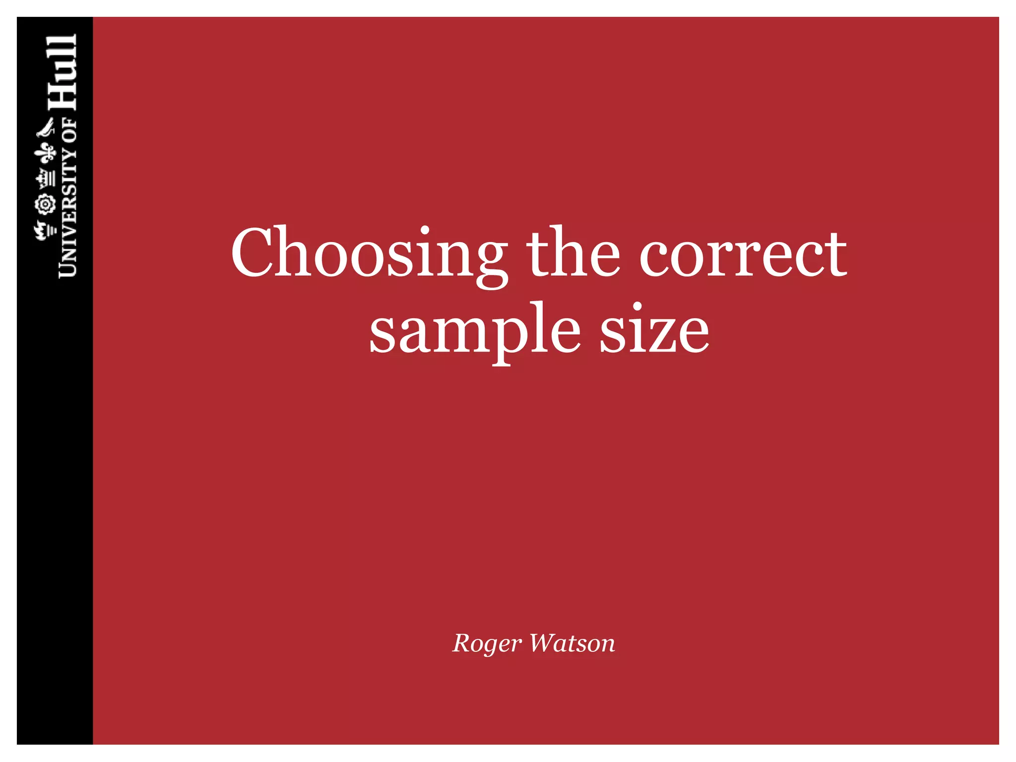 Sample size | PPT