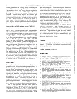 Sample size and power calculations | PDF