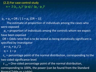 Sample size by formula | PPT | Parenting Babies and Toddlers | Parenting