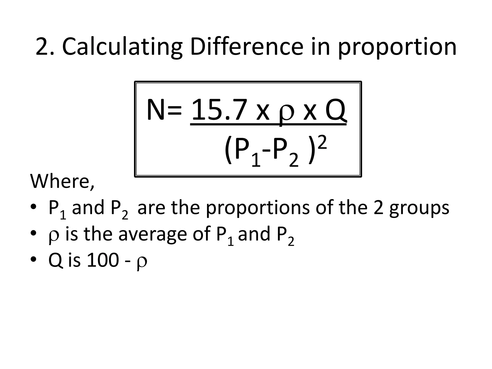 Sample size calculation | PPTX