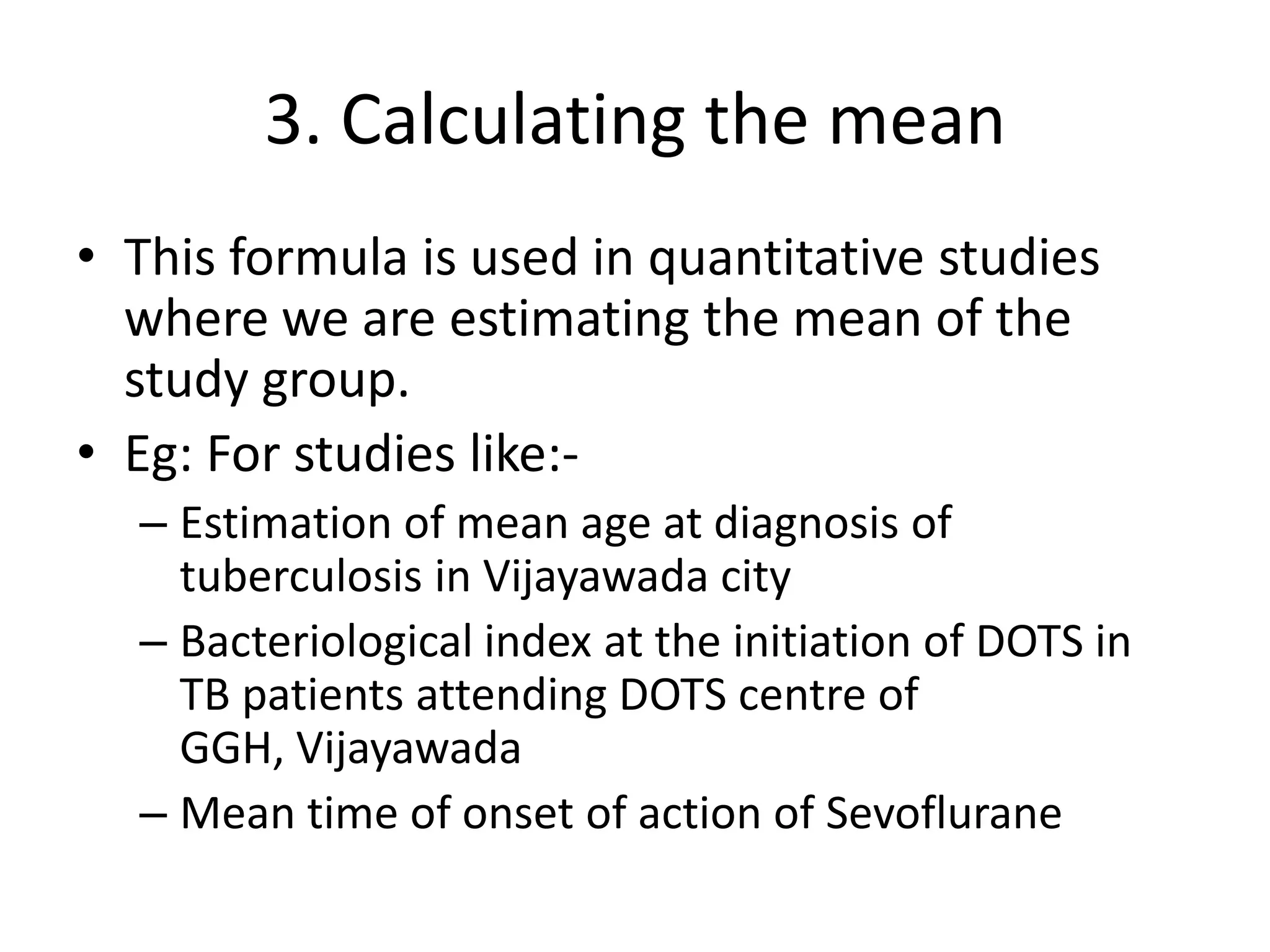 Sample size calculation | PPTX