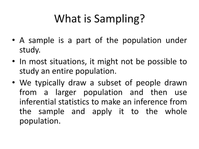 Sample size calculation | PPTX | Biological Sciences | Science