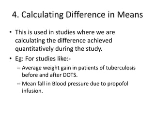 Sample size calculation | PPTX