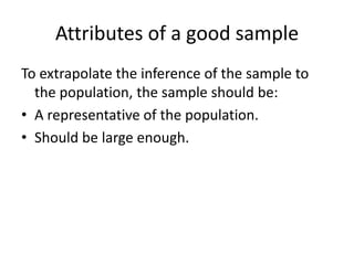Sample size calculation | PPTX