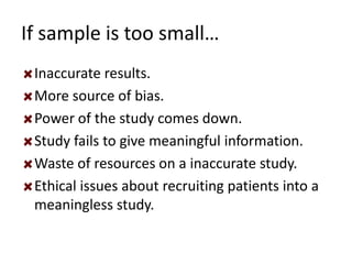 Sample size calculation | PPTX