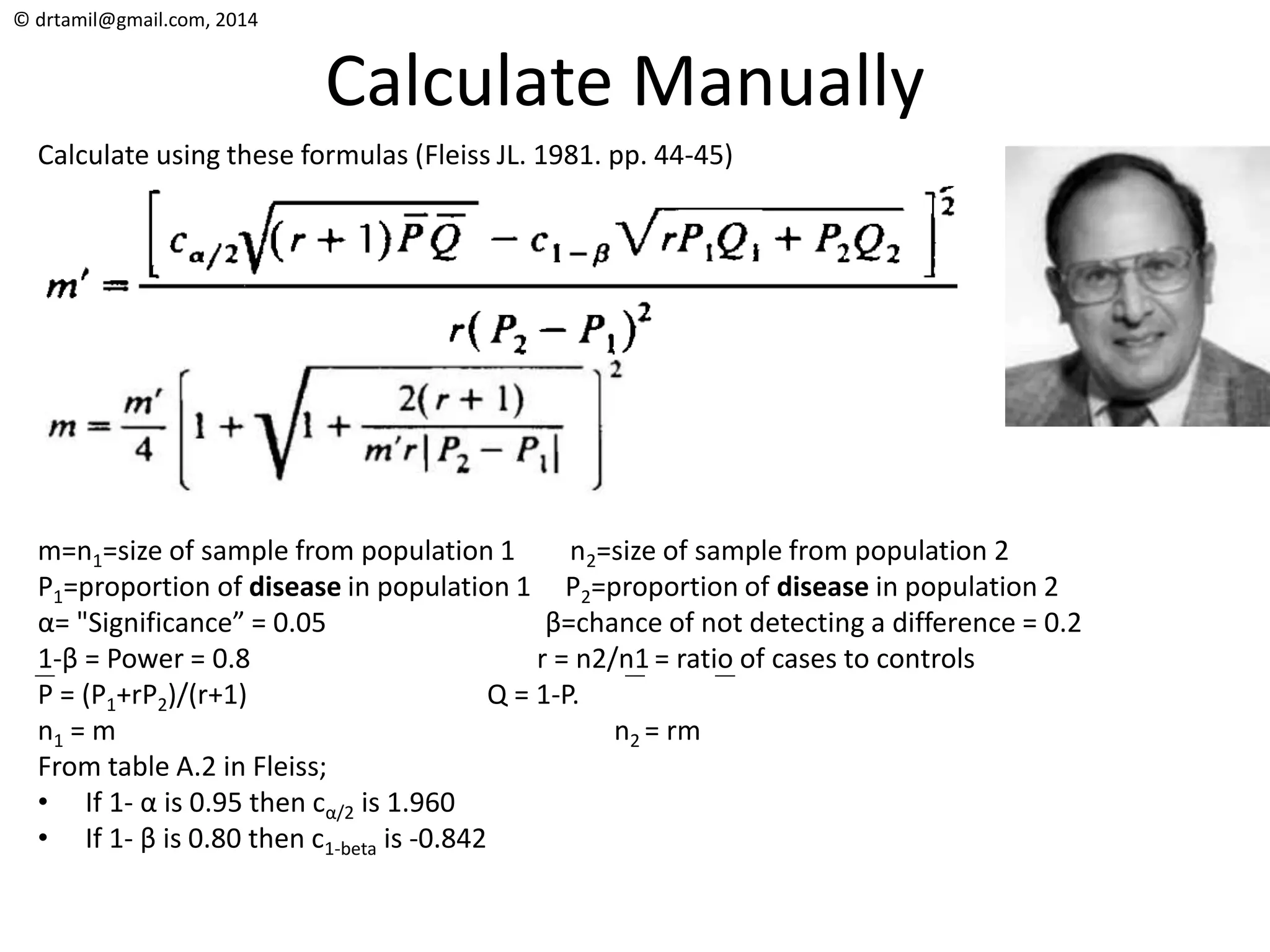 Sample size calculation - a brief overview | PPTX | Diabetes | Diseases ...