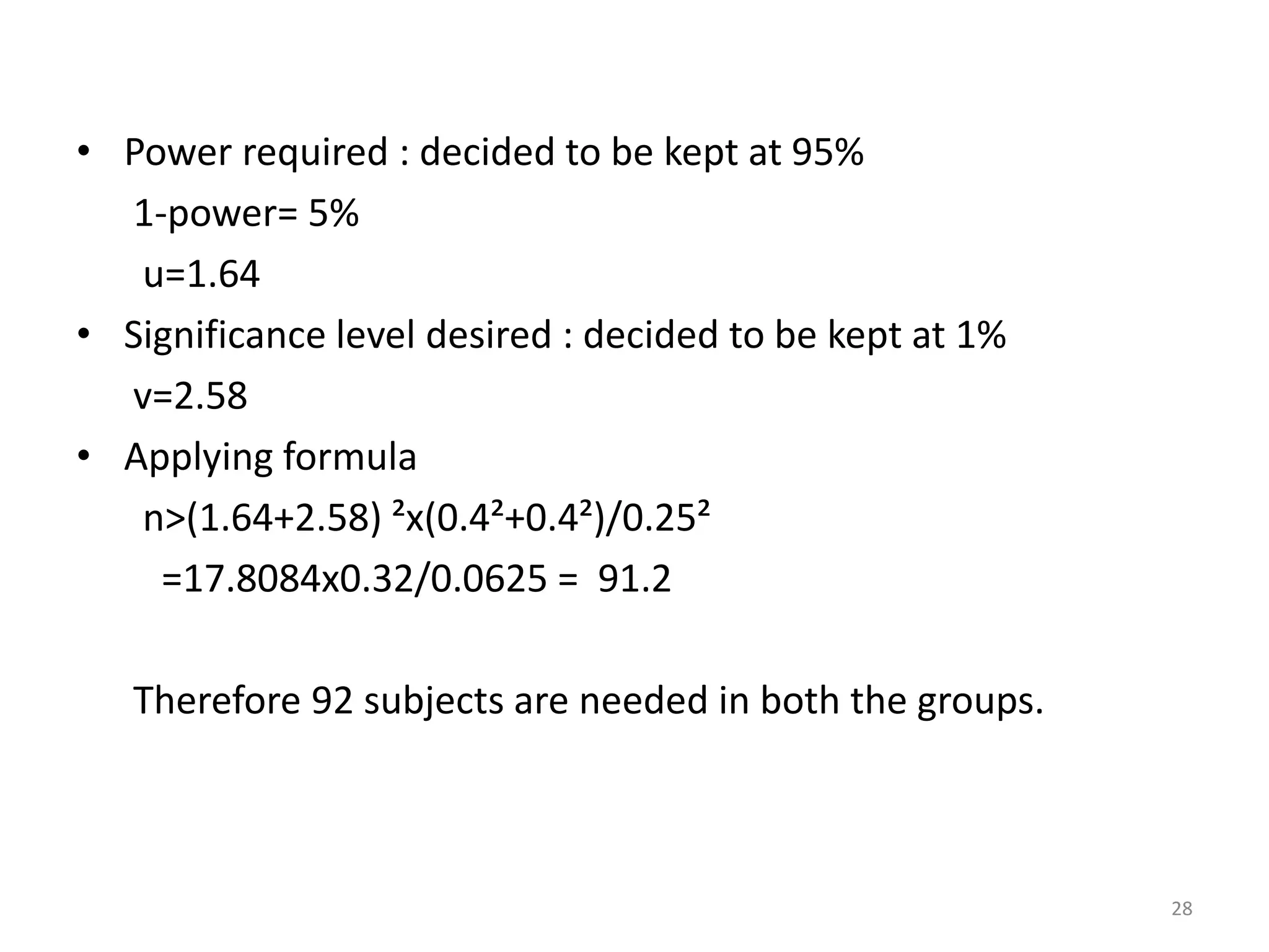 Sample size calculation | PPTX
