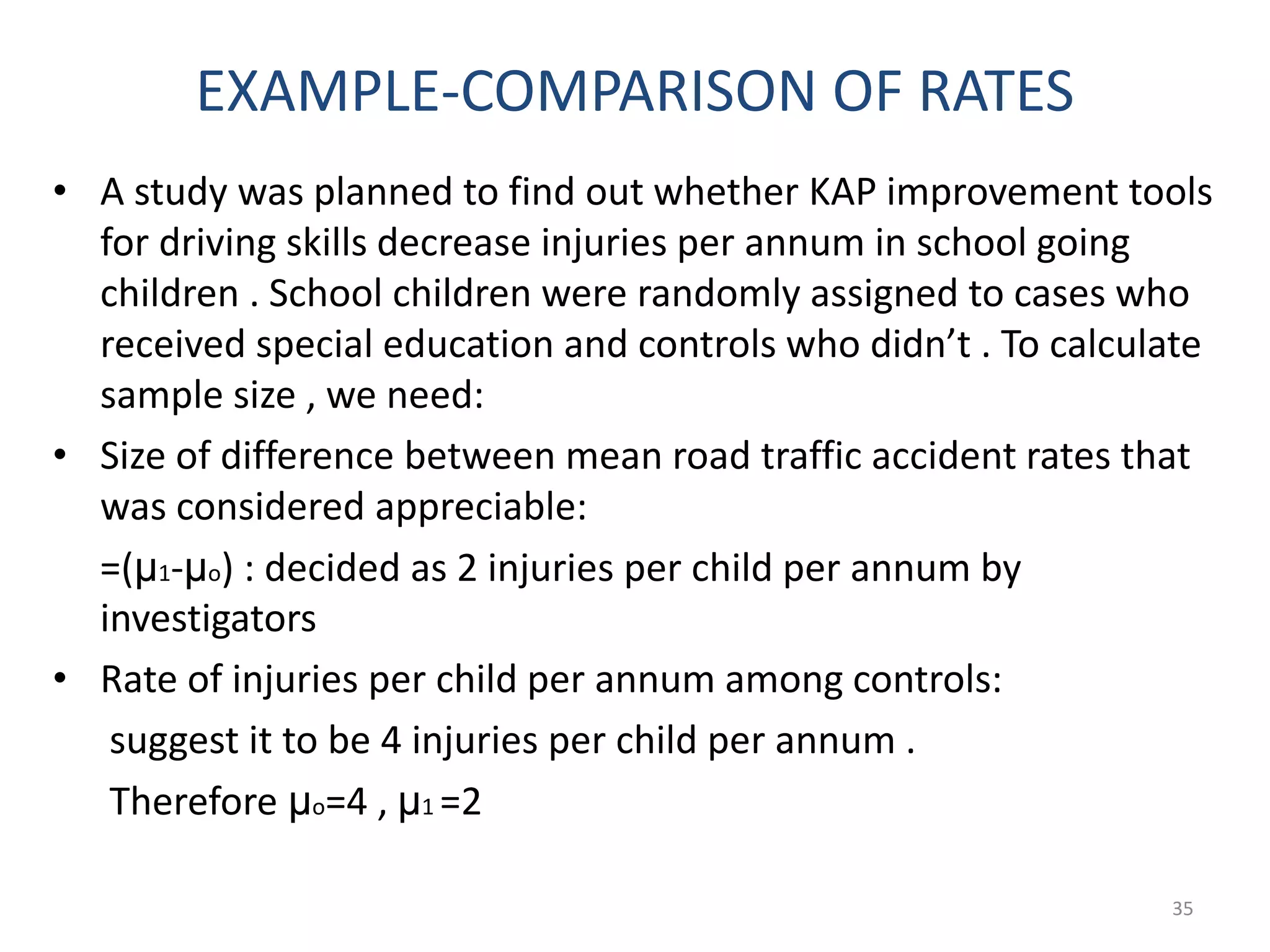 Sample size calculation | PPTX