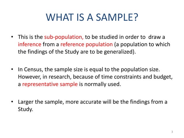 Sample size calculation | PPTX